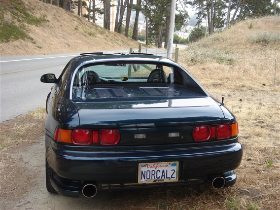 OEM 1991 MR2 rear bumper & Greddy rear add-on