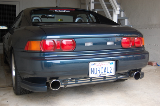 OEM 1991 MR2 rear bumper & Greddy rear add-on